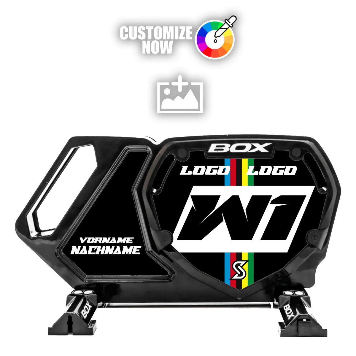 Box Bike Stand Sticker - Flag