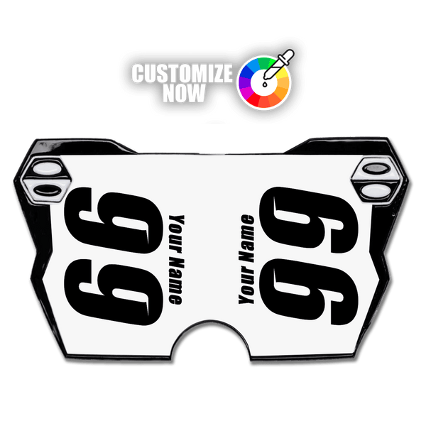 Box Two Side Plate Sticker - Classic