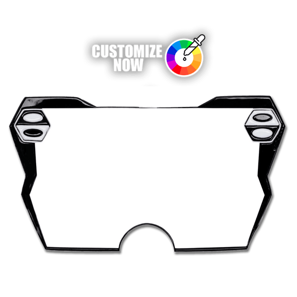 Box Two Side Number Plate Sticker - 100% Custom