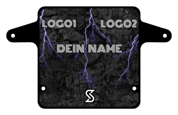 Marsh Guard Numberplate - Lightning Ash Aufkleber